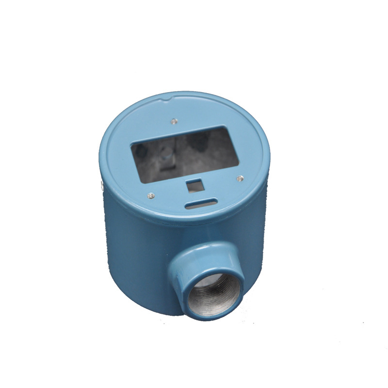 Custom Machining High Pressure Casting Blue Anode Oxidation Junction ...