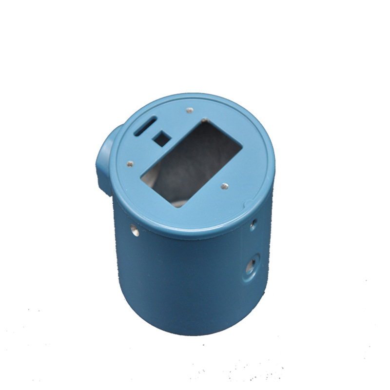 Custom Machining High Pressure Casting Blue Anode Oxidation Junction ...