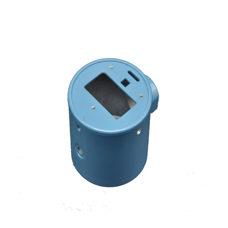Custom Machining High Pressure Casting Blue Anode Oxidation Junction ...